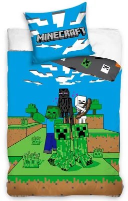 Carbotex Dětské bavlněné povlečení – Minecraft Mob Monsters