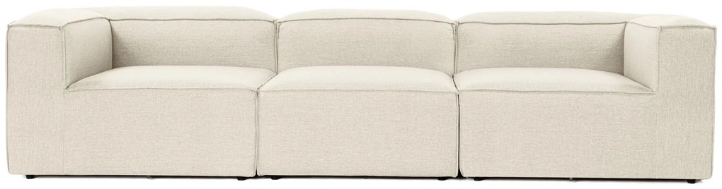 Hanah Home Třímístná pohovka FORA krémová