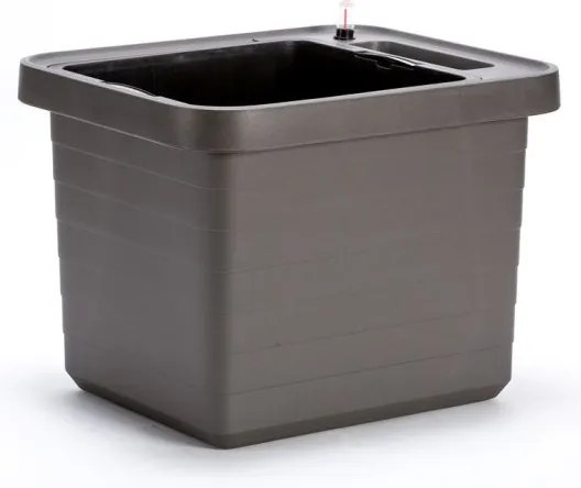 Samozavlažovací velkoobjemový truhlík Berberis UNO antracit 45 cm