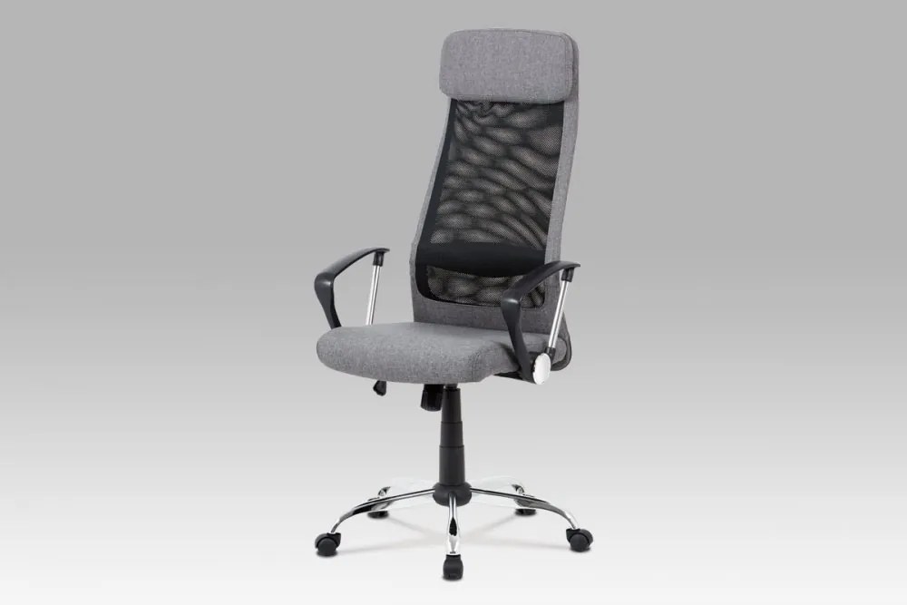 Kancelářská židle KA-V206 látka / chrom Autronic