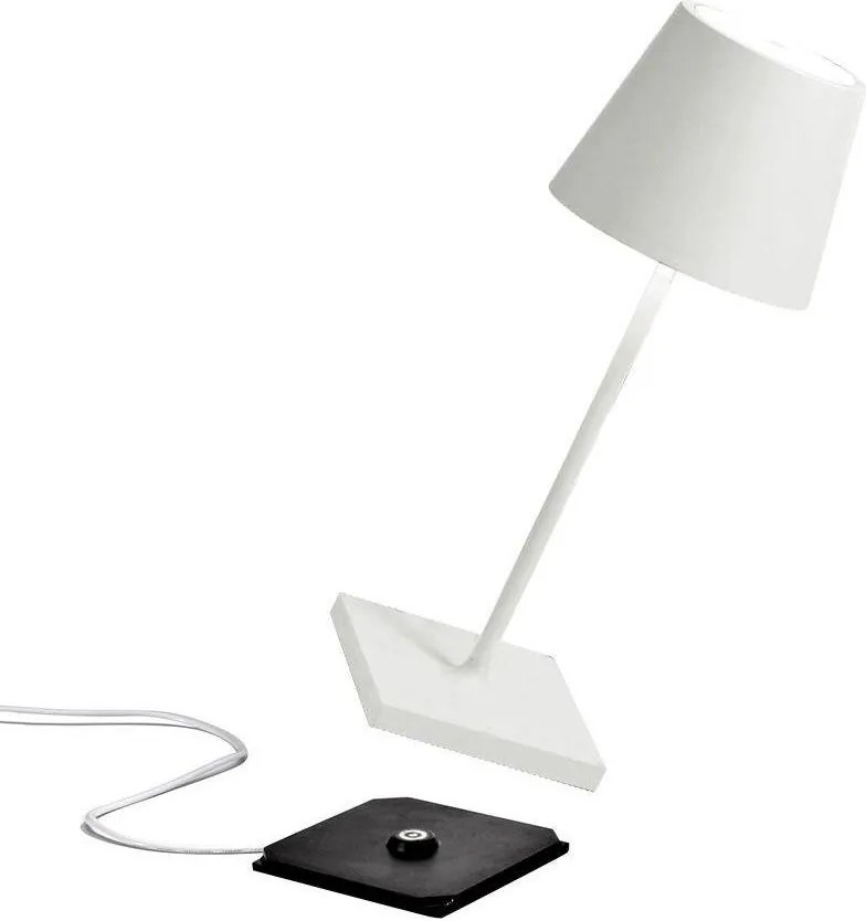 Stolní lampa Poldina Mini 30 cm bílá