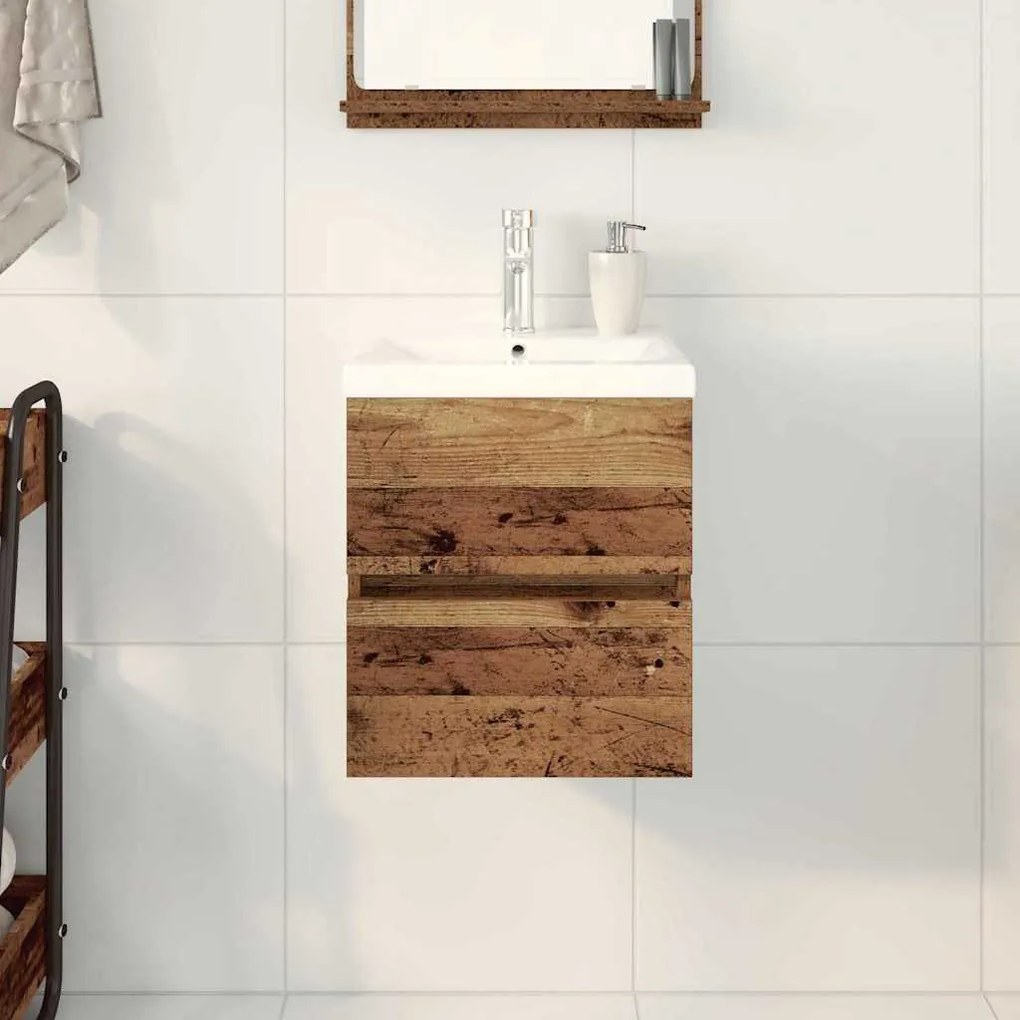 Skříňka pod umyvadlo Černý dub 80 x 39 x 62 cm Kompozitní dřevo 3333149