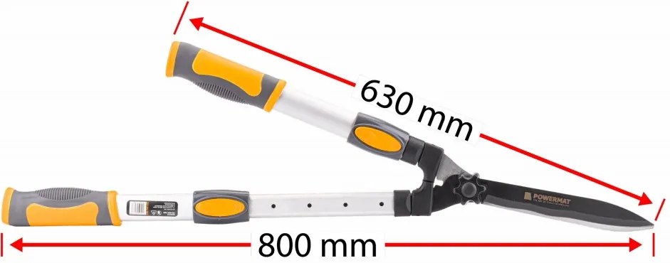 Zahradní nůžky na živý plot 800mm | PM-NDZ-760T