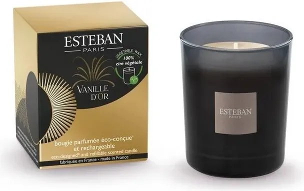 Esteban Paris Vonná svíčka 180 g Vůně Vanille d'Or