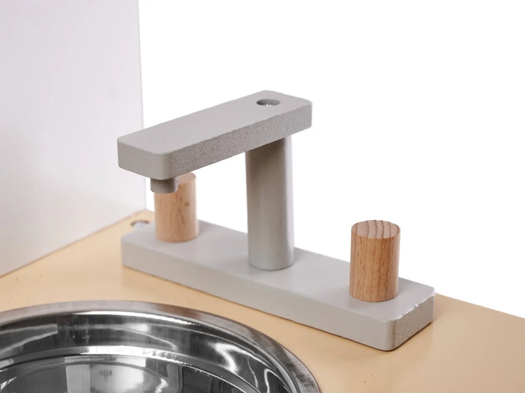 Creative Corner Dětská dřevěná kuchyňka MDF MODERN CLASSIC+ příslušenství