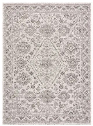koberec COLOR 19521260 SISAL ornament, rám béžový velikost 140x200 cm | krásné koberce cz