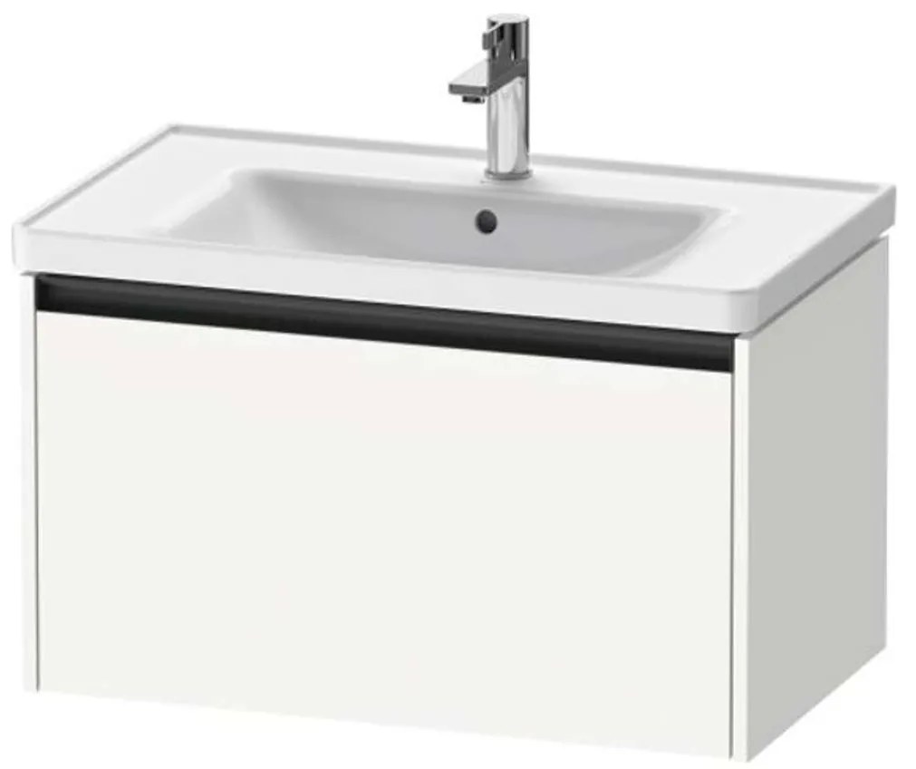 Duravit Ketho.2 - Umyvadlová skříňka 44x78x46 cm, 1 zásuvka, matná bílá K25083018180000