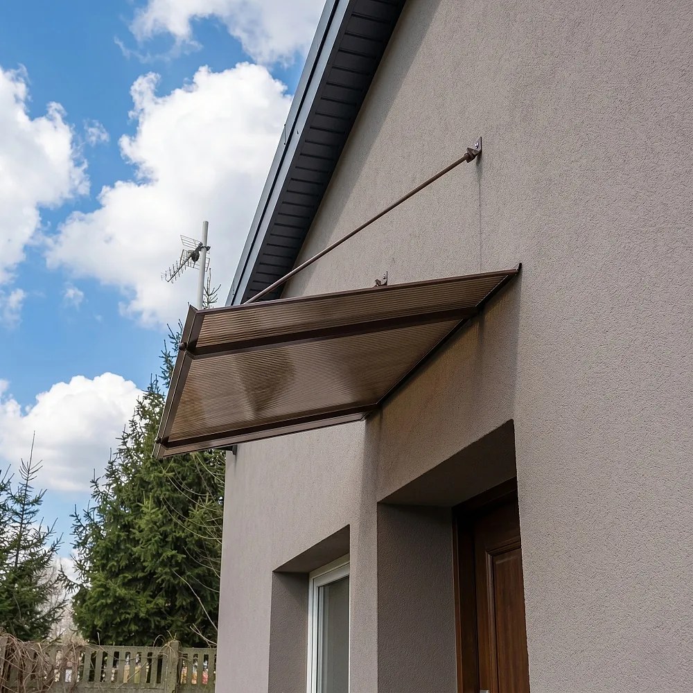 LANIT PLAST, s.r.o. stříška nad dveře LANITPLAST SP1 120/70 hnědá LG2466