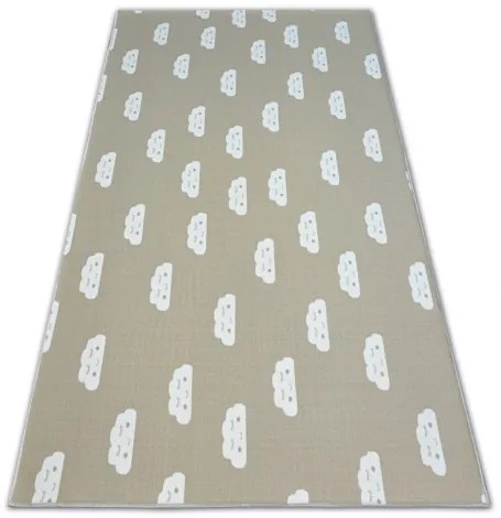 Balta  Dětský kusový koberec CLOUDS Mráčky béžový 200 x 350