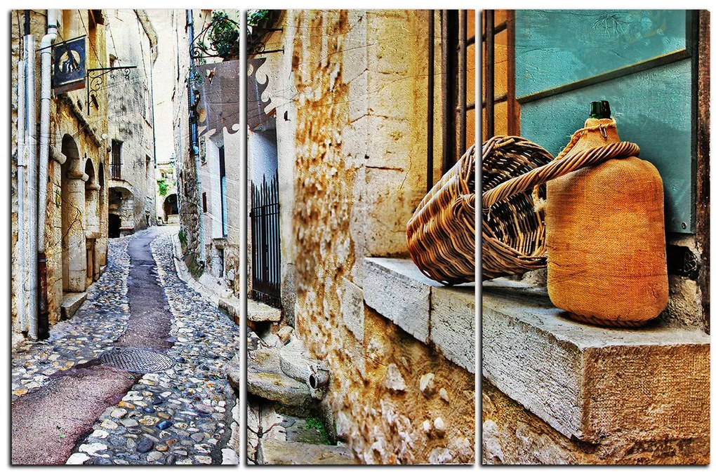 Obraz na plátně - Stará středomořská ulice 1151B (105x70 cm)