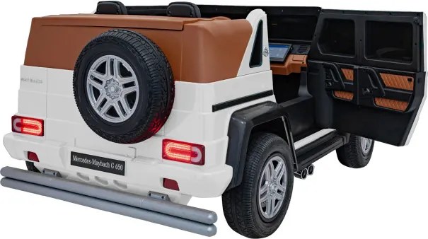 Elektrické autíčko Mercedes Benz MAYBACH G650 STRONG bílé
