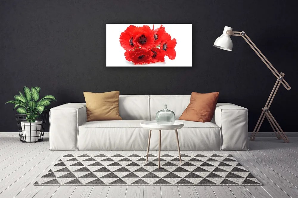 Obraz na plátně Květiny 125x50 cm