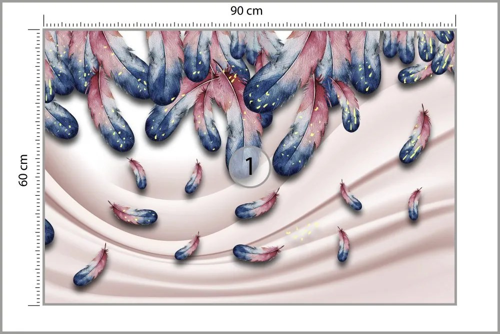 Fototapeta Jemné Peří Omyvatelný vlies 520x318