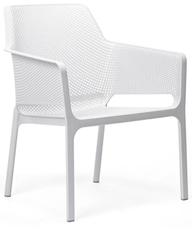 Nardi Plastové zahradní křesílko NET RELAX bianco