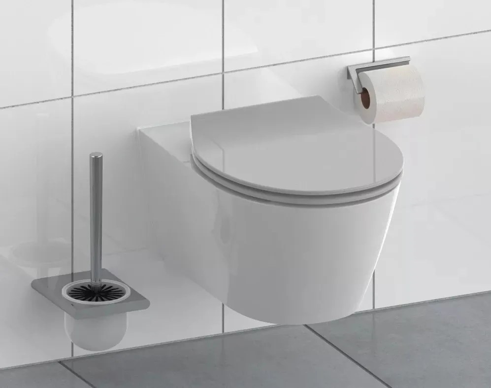 Eisl / Schüette Eisl WC sedátko Grey duroplast SLIM SoftClose, EasyTake