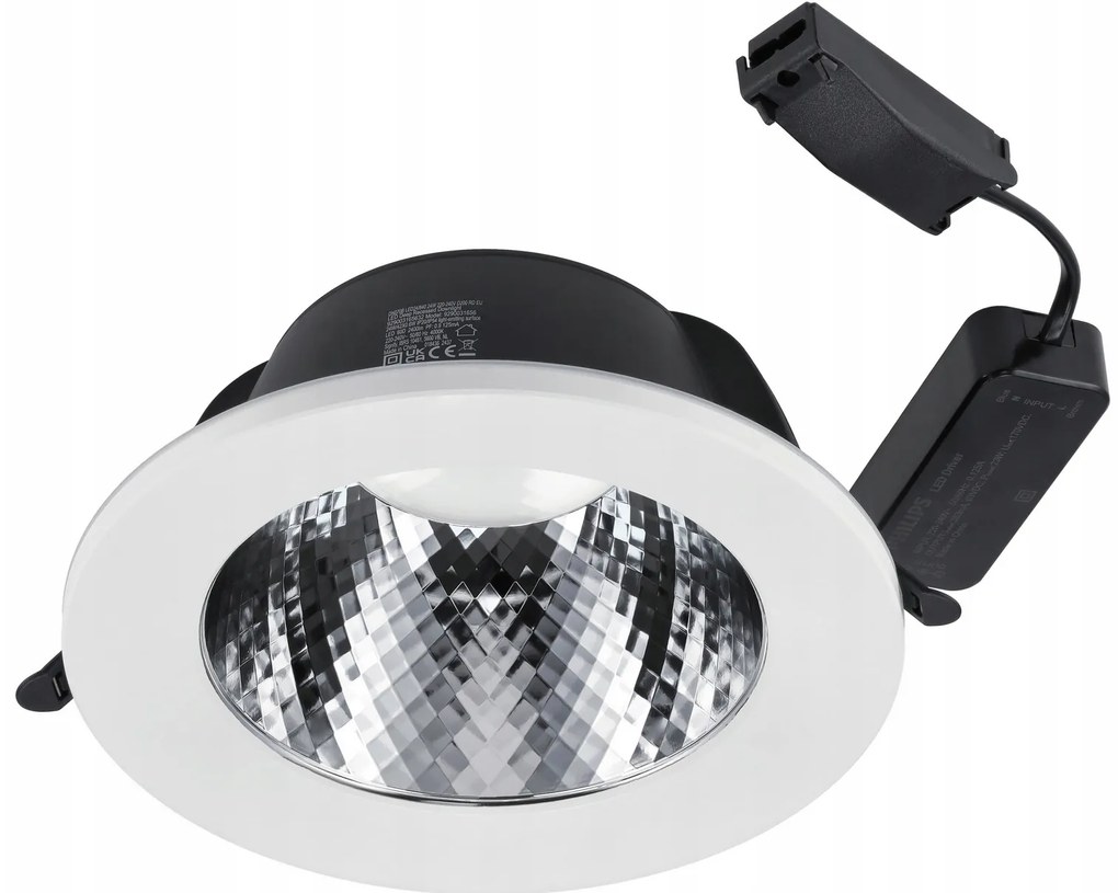 PHILIPS LED bodové světlo kulaté zapuštěné - 24W - 2400lm - 4000K - černé