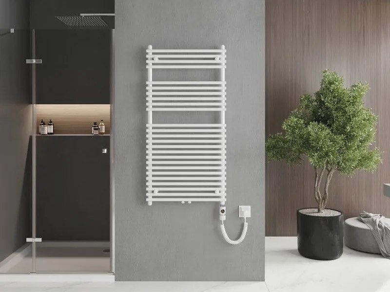 Mexen Sol, elektrické topné těleso 1200x600 mm + topná tyč 900 W, bílá, W125-1200-600-2900-20