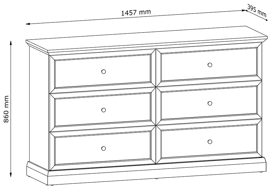 Obývací stěna LUCCA b | 3 díly | sestava D | 272,3 cm | bílá