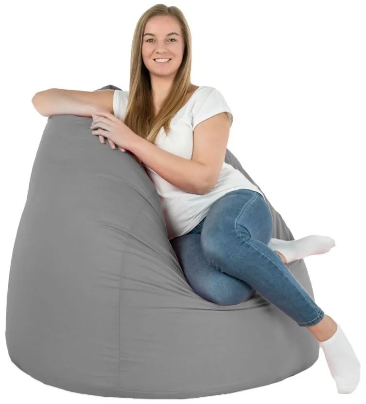 Bestent Sedací vak Grey Comfort XXL