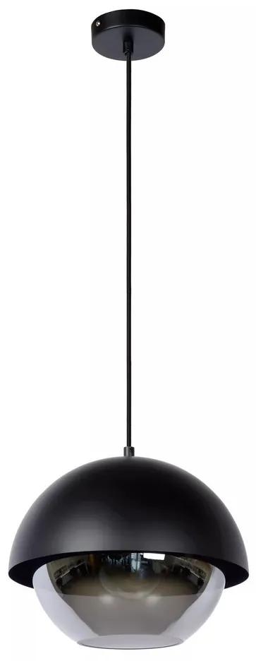 LUCIDE Závěsné svítidlo COOPER průměr 30 cm - 1xE27 - Black