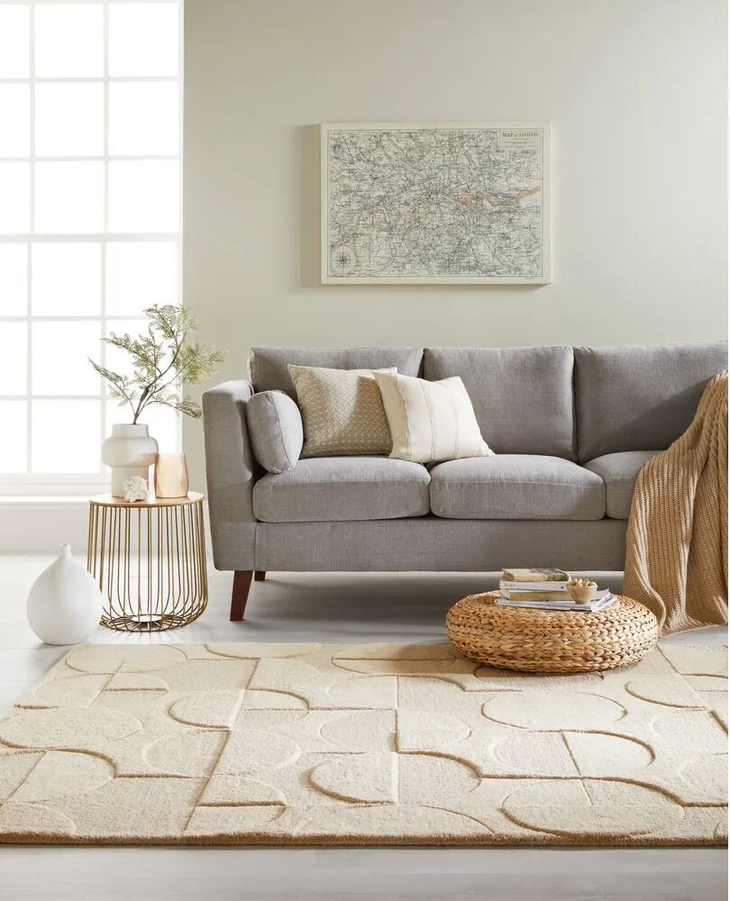 Kusový koberec Moderno Gigi Natural, 200x290, béžová, obývacia izba, Flair Rugs