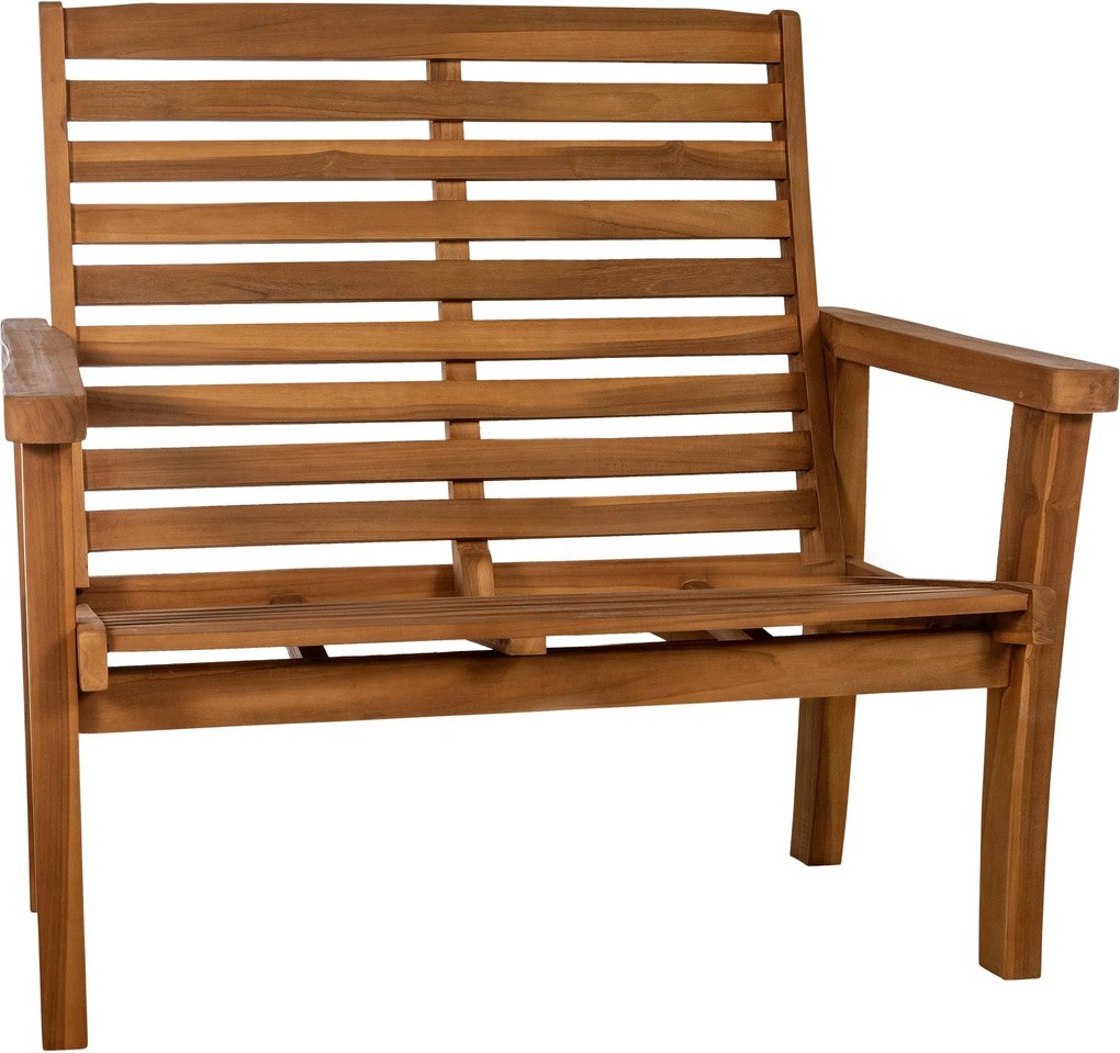 Polohovací teaková lavice Nicosia 120 cm