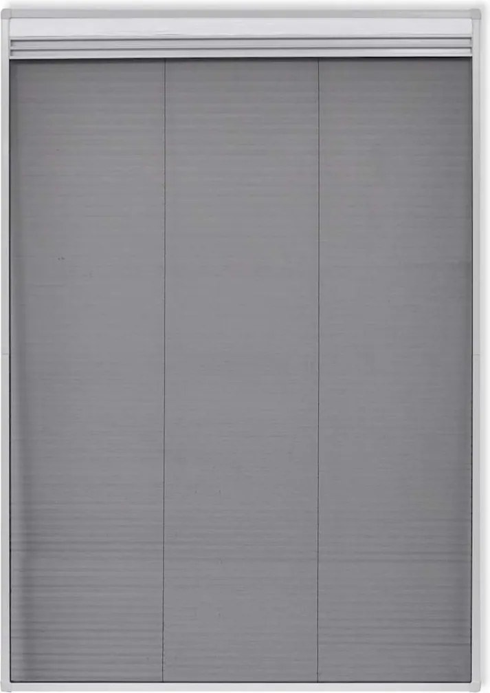 Plisovaná okenní síť proti hmyzu 160 x 80 cm se zastíněním 141131