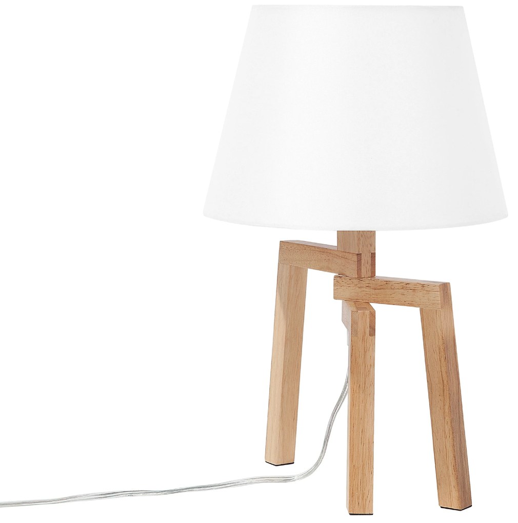 Stolní lampa bílá 42 cm NALON Beliani