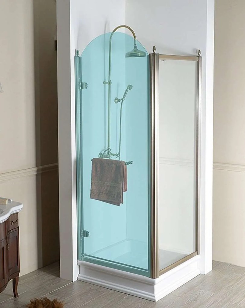 Gelco Antique - Boční stěna 80x200 cm, čiré sklo/bronz GQ5680CL