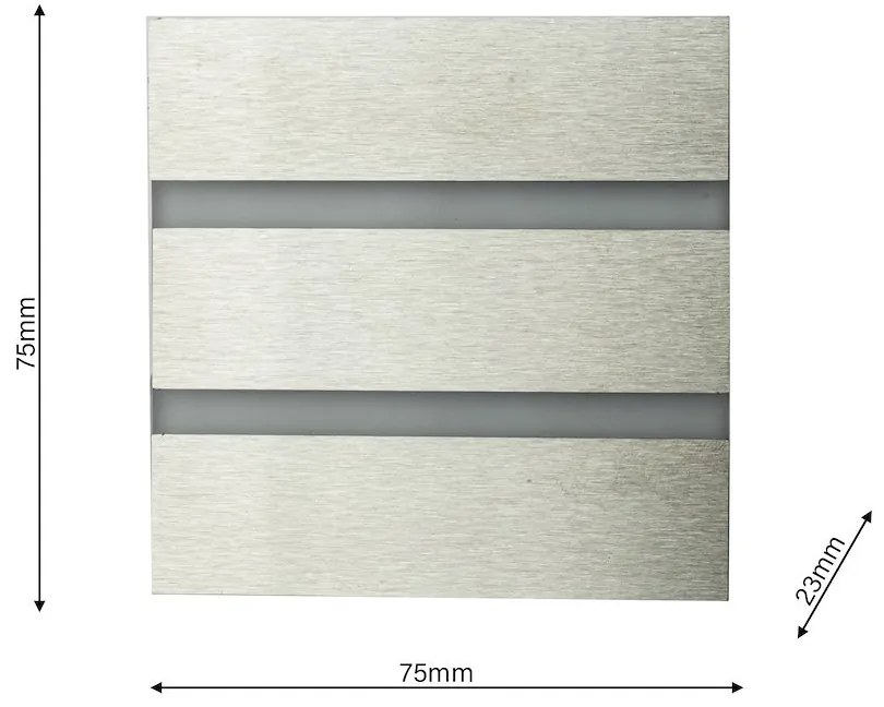 Schodišťové LED svítidlo Vox, 1x LED 0,6w, 3000k, s