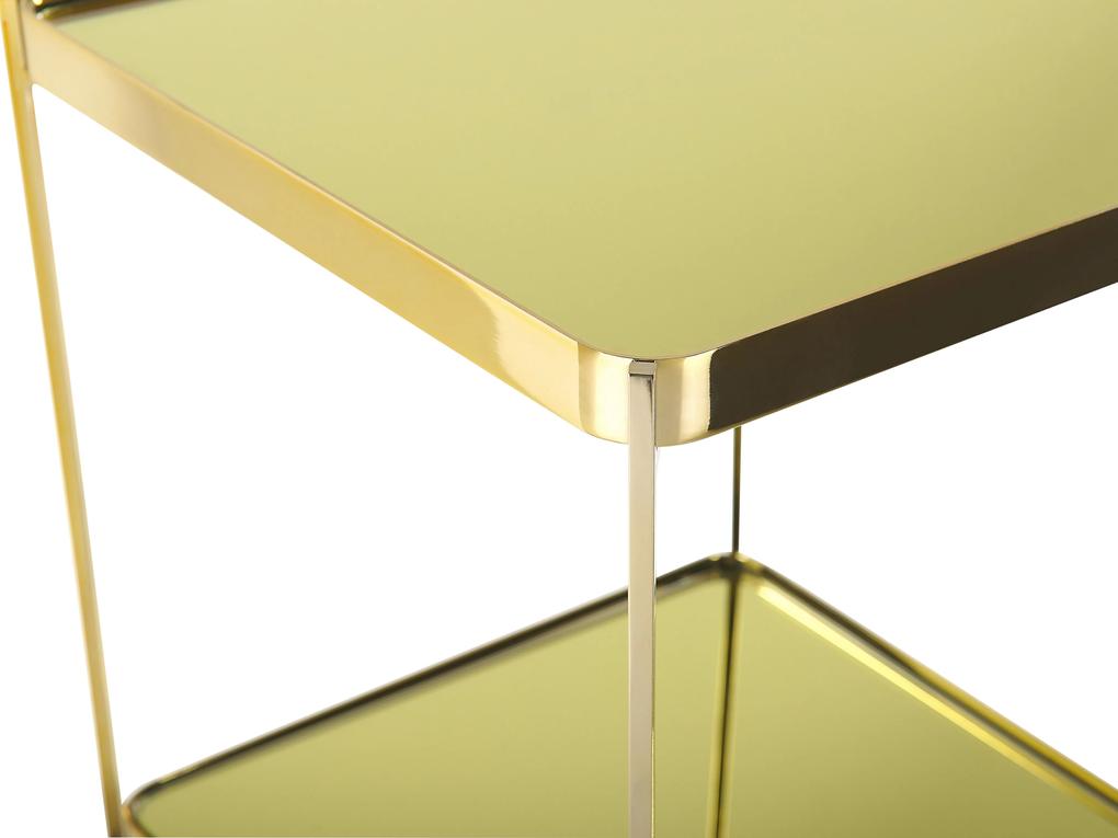 Malý zlatý stolek ALSEA Beliani