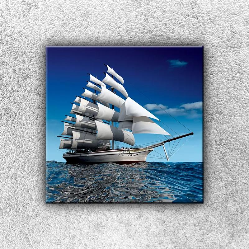 Fotografie na plátno Plachetnice na moři 30x30 cm | BIANO