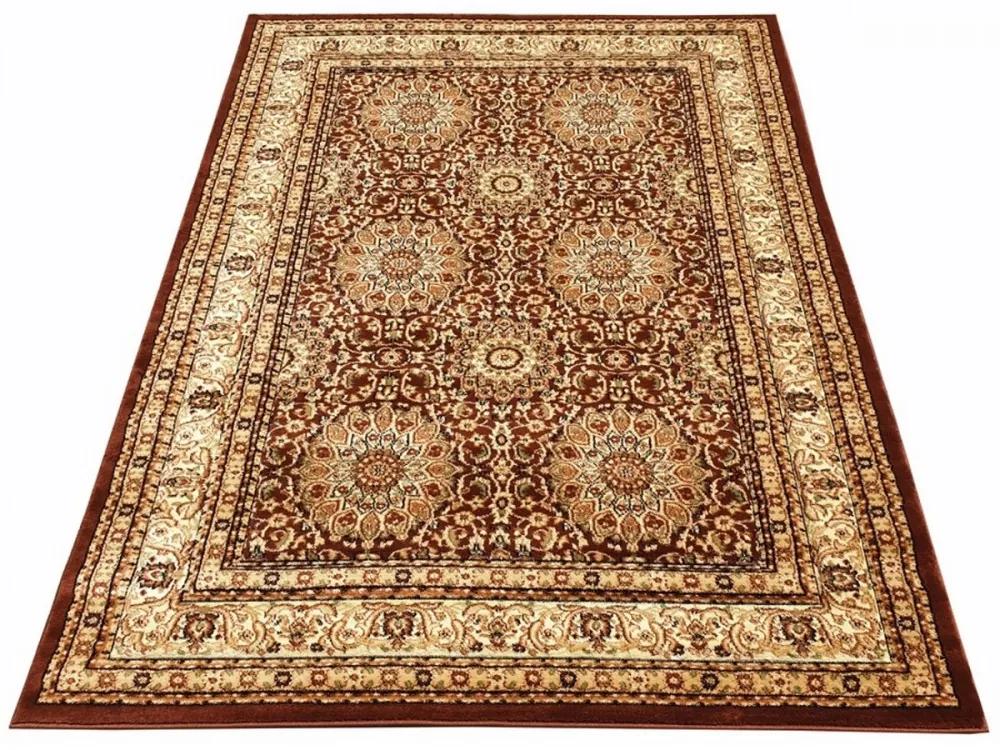 Kusový koberec klasický vzor 7 hnědý, Velikosti 60x100cm