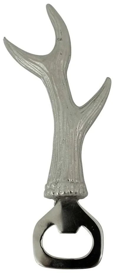 Otvírák na láhve se stříbrným parohem - 17*1*7cm