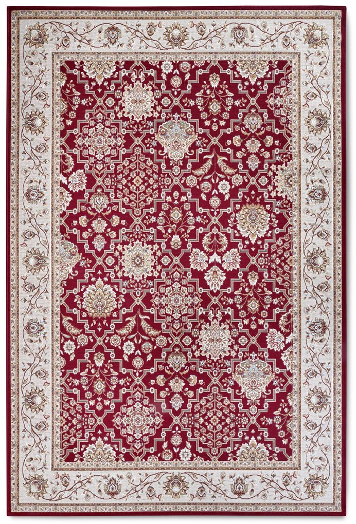Villeroy & Boch Kusový koberec 106057 Red, Cream – na ven i na doma, 120x180, červená, chodba / předsíň
