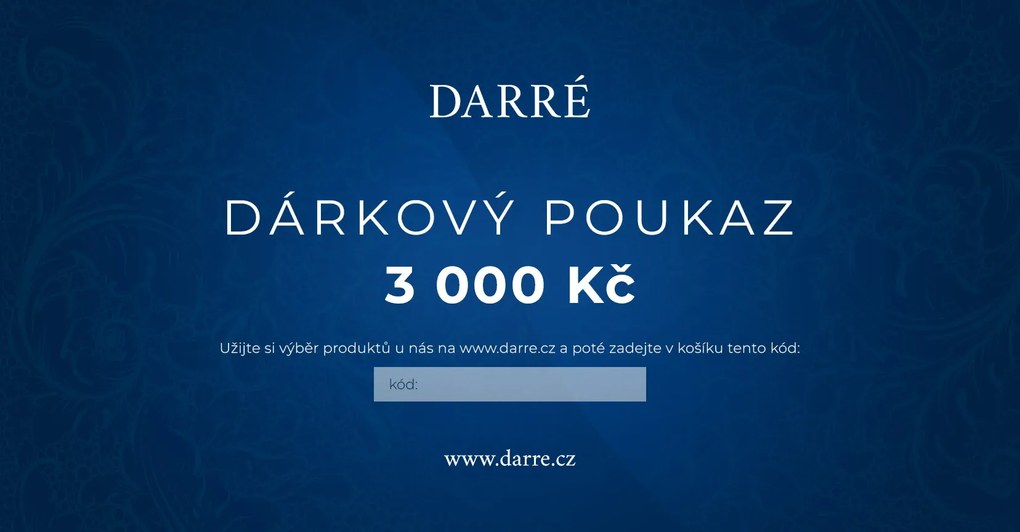 Dárkový poukaz 3 000 Kč