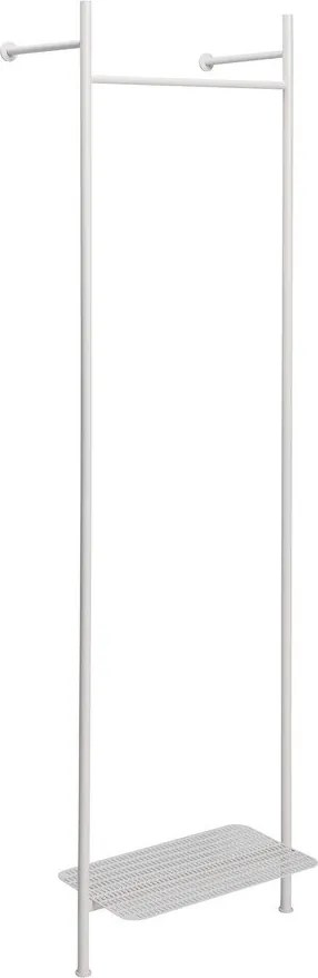 Světle šedý kovový nástěnný stojan na oblečení 52x180x27 cm Nobly – Hübsch