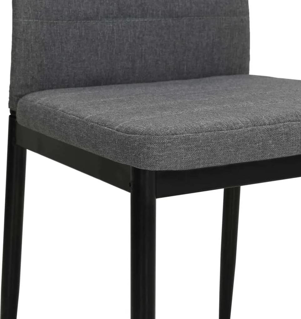 vidaXL Jídelní židle 2 ks textil [246181] Barva: světle šedá
