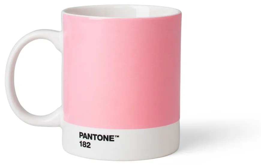Růžový keramický hrnek 375 ml Light Pink 182 – Pantone