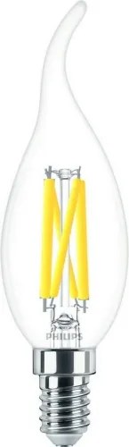 LED žárovka E14 Philips BA35 CL 3,4W (40W) teplá bílá (2200-2700K) svíčka stmívatelná DimTone