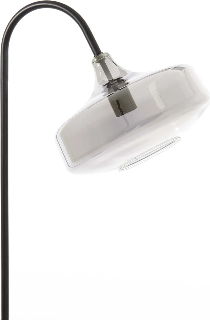 Kovová stojací lampa BLACK SOLNA