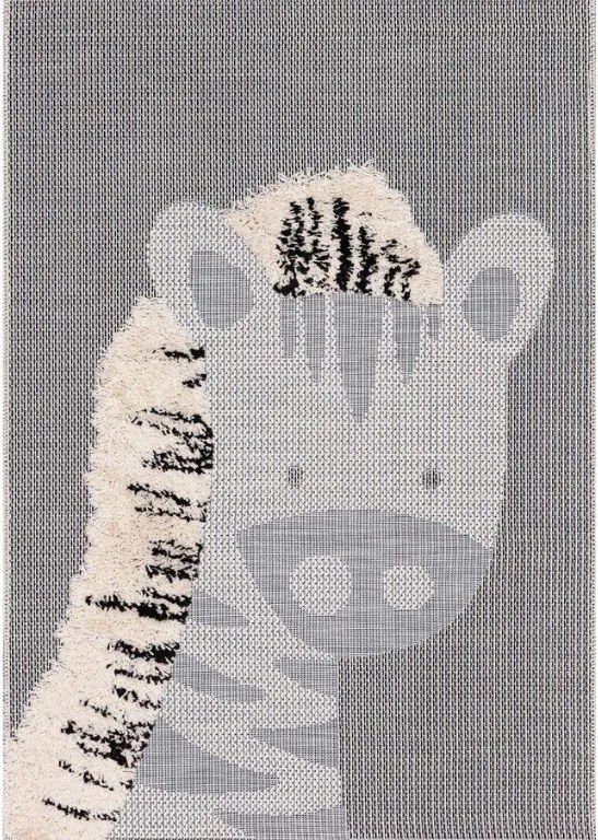 Dětský koberec ZEBRA ve tvaru obdélníku Zvolte rozměr: 160x230 cm