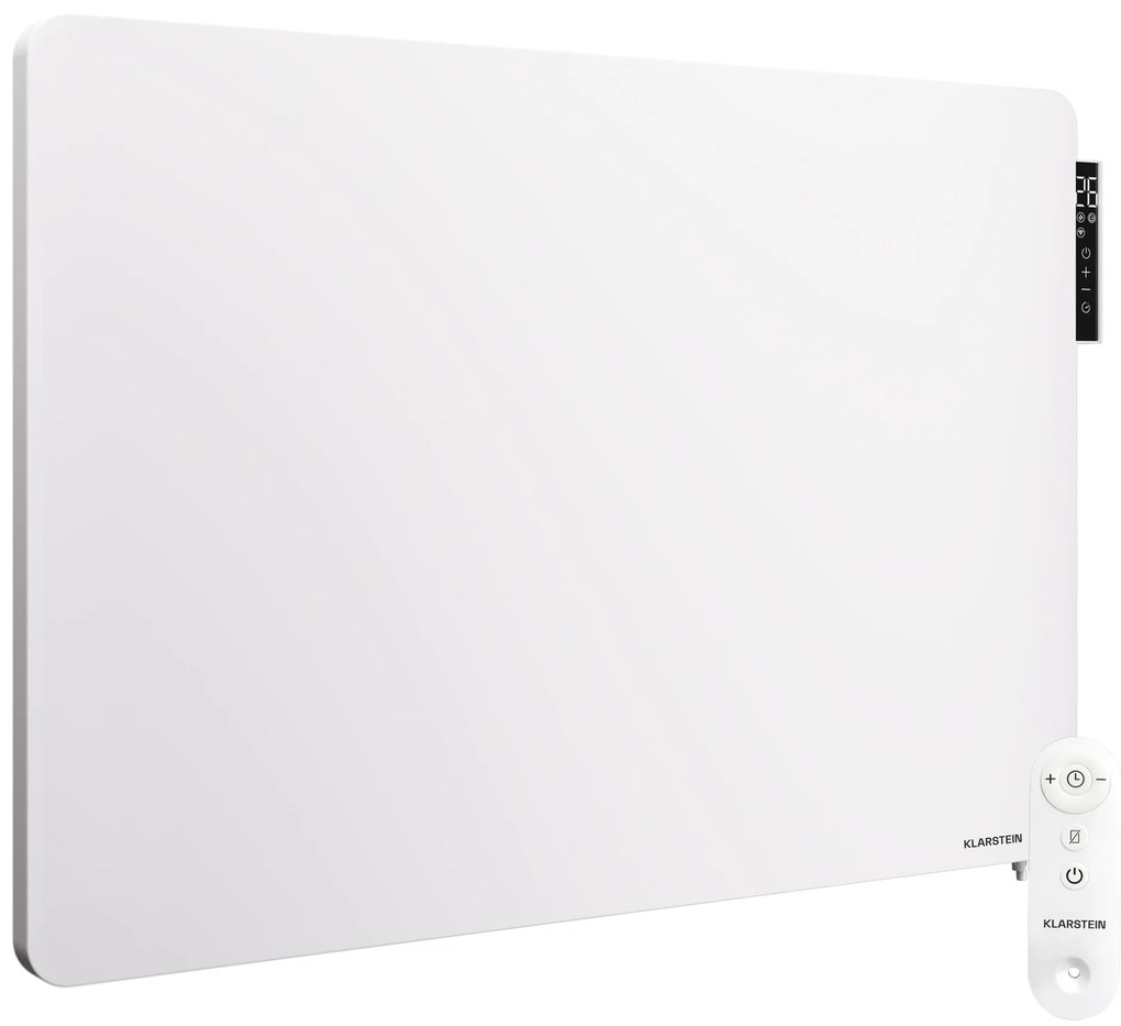 Klarstein Wonderbeam 650 Hybride infračervený ohřívač 60 x 84 cm 650 W týdenní časovač dálkové ovládání