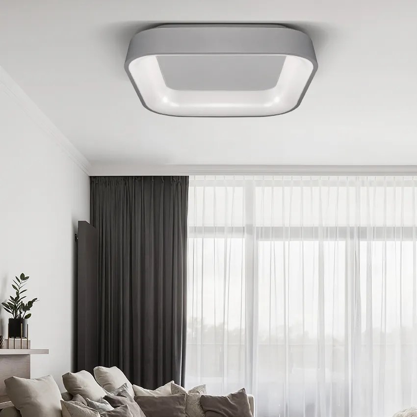 Solight LED stropní světlo čtvercové Treviso, 48W, 2880lm