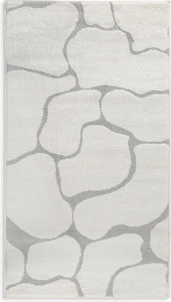 Koberec Alba5, 80x150 cm, stříbrný