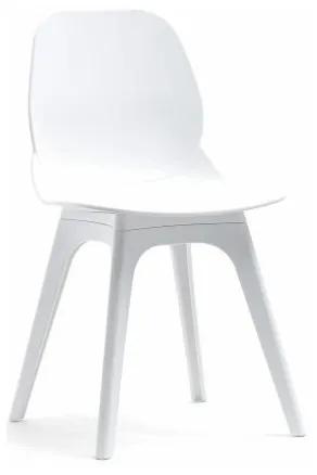 design4life Moderní jídelní židle SWEN Bílá