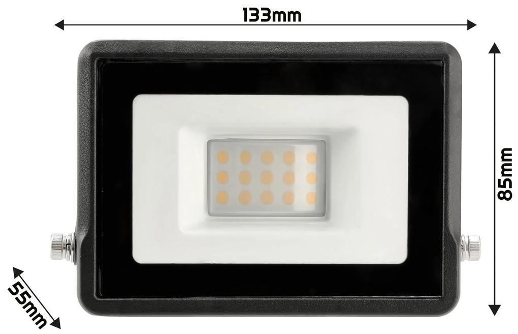 BERGE LED reflektor MASTER - 10W - IP65 - neutrální bílá