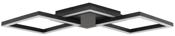 Brilliant - LED Stropní svítidlo JORVIC LED/21W/230V 28x61,5 cm černá