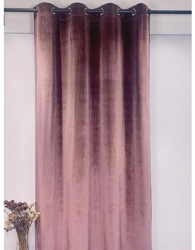 Závěs na průchodkách UP 012 PLAIN NL174-27/350G/M2 140X250 purpurový