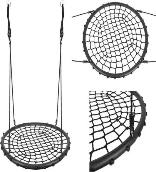Houpací kruh Kreis 100 cm černá 9966